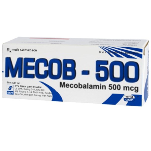 Mecob - 500 trị bệnh lý thần kinh ngoại biên (6 vỉ x 10 viên) - 10/2024 ...