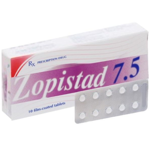 Zopistad 7.5 trị rối loạn giấc ngủ (1 vỉ x 10 viên) - 09/2024 ...