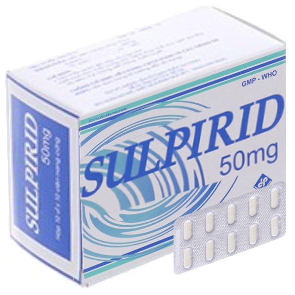 Thuốc Sulpirid 50mg Vidipha trị tâm thần phân liệt, rối loạn tâm thần ...