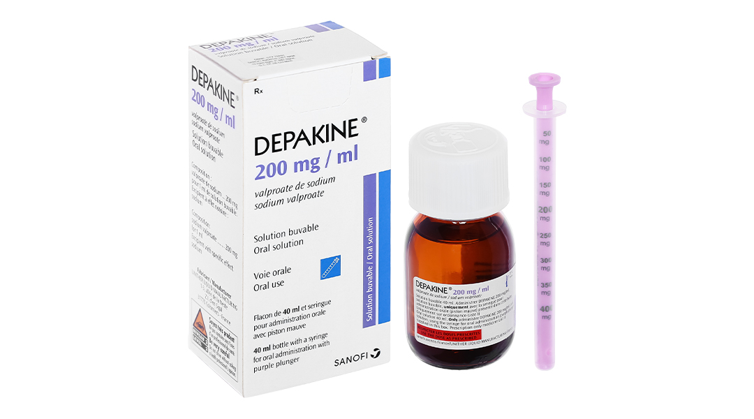 Dung dịch uống Depakine 200mg/ml trị động kinh chai 40ml - 02/2023 ...