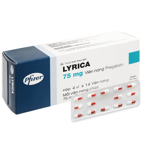 Pms-Pregabalin 75mg trị động kinh, đau dây thần kinh (4 vỉ x 15 viên ...