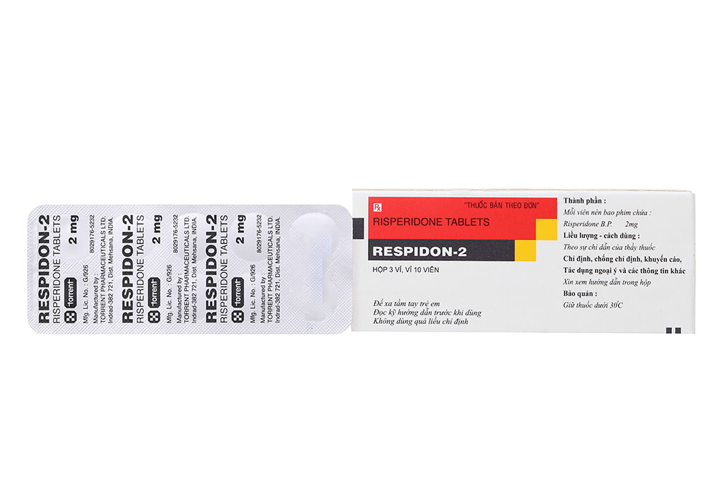 Thuốc Respidon-2 hộp 30 viên-Nhà thuốc An Khang