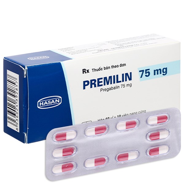 Thuốc Premilin 75mg trị động kinh, đau dây thần kinh (3 vỉ x 10 viên ...