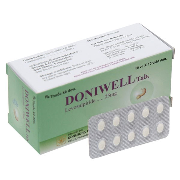 Thuốc Doniwell Tab 25mg trị tâm thần phân liệt (10 vỉ x 10 viên) - 11/ ...