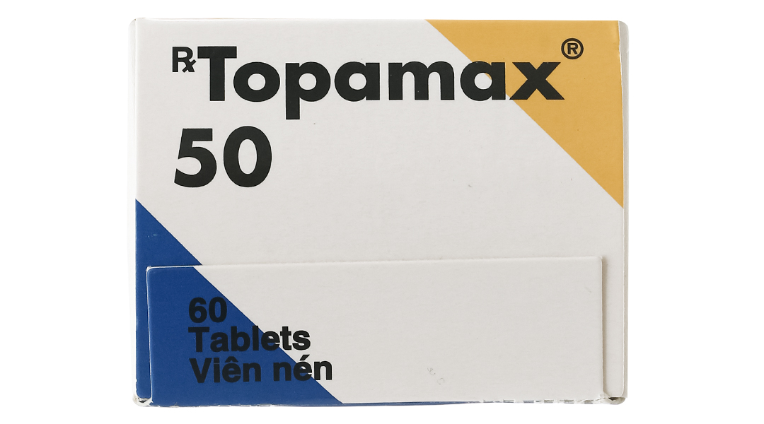 Topamax 50 trị động kinh, dự phòng đau nửa đầu (6 vỉ x 10 viên) - 08/ ...