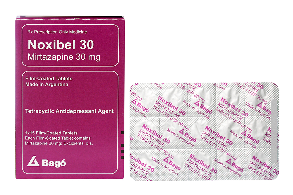 Noxibel 30 trị trầm cảm (1 vỉ x 15 viên) - 05/2024 | nhathuocankhang.com