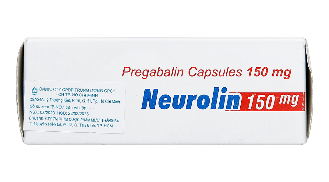 Neurolin 150mg trị động kinh, đau dây thần kinh (3 vỉ x 10 viên) - 07/ ...