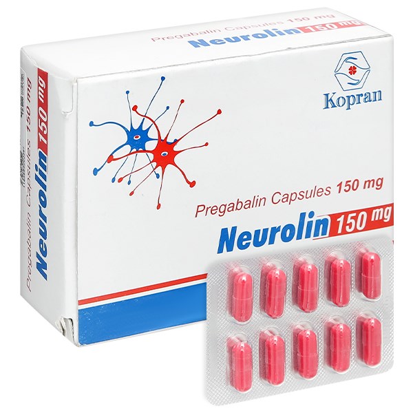 Neurolin 150mg trị động kinh, đau dây thần kinh (3 vỉ x 10 viên) - 10/ ...
