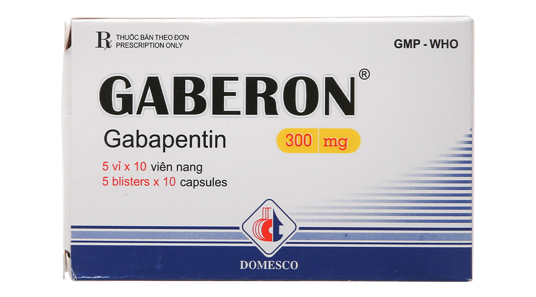 Gaberon 300mg hỗ trợ trị động kinh cục bộ (5 vỉ x 10 viên) - 08/2024 ...