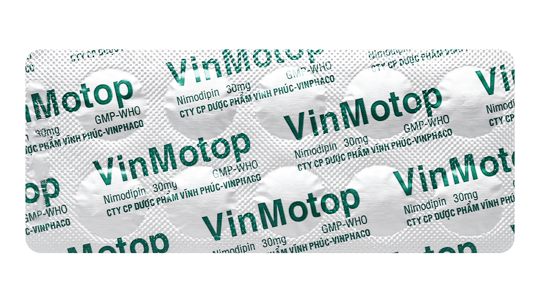 VinMotop 30mg trị thiếu máu cục bộ (3 vỉ x 10 viên) - 07/2024 ...