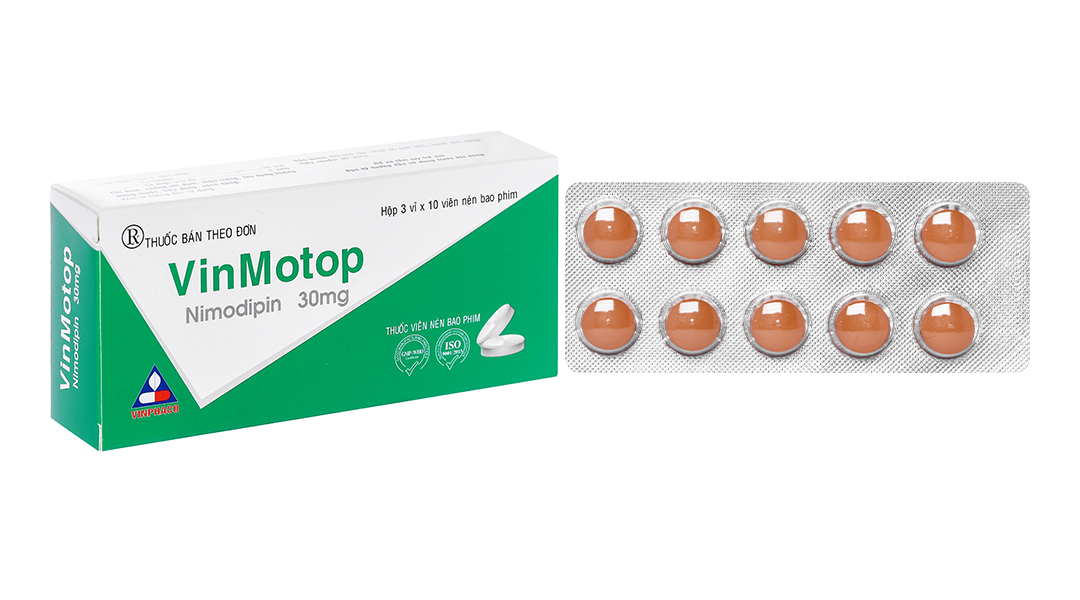 VinMotop 30mg trị thiếu máu cục bộ (3 vỉ x 10 viên) - 07/2024 ...