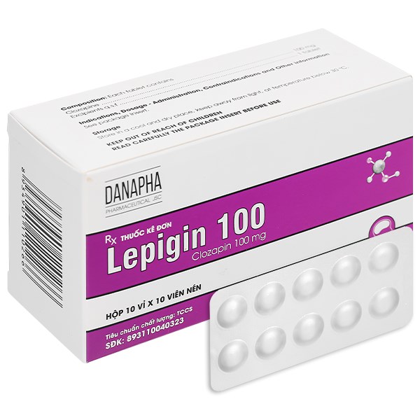 Lepigin 25 trị tâm thần phân liệt (5 vỉ x 10 viên) - 11/2024 ...