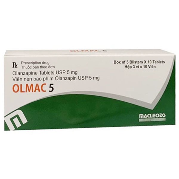 Olmac 5 trị tâm thần phân liệt (3 vỉ x 10 viên) - 12/2024 | nhathuocankhang.com