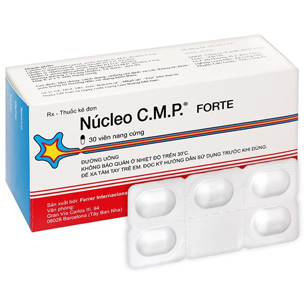 Thuốc Núcleo C.M.P Forte trị các bệnh lý thần kinh ngoại biên (6 vỉ x 5 ...