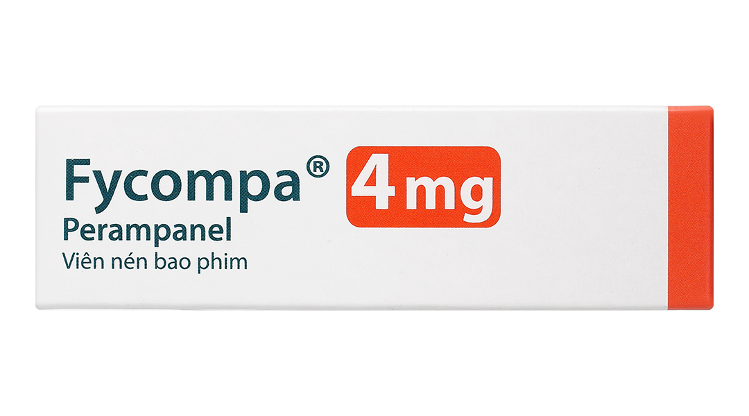 Fycompa 4mg điều trị bổ trợ cơn động kinh khởi phát cục bộ (2 vỉ x 14 ...