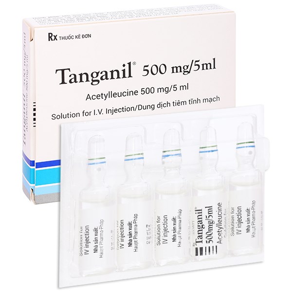 Thuốc tiêm Tanganil 500mg/5ml trị chóng mặt - 11/2024 | nhathuocankhang.com