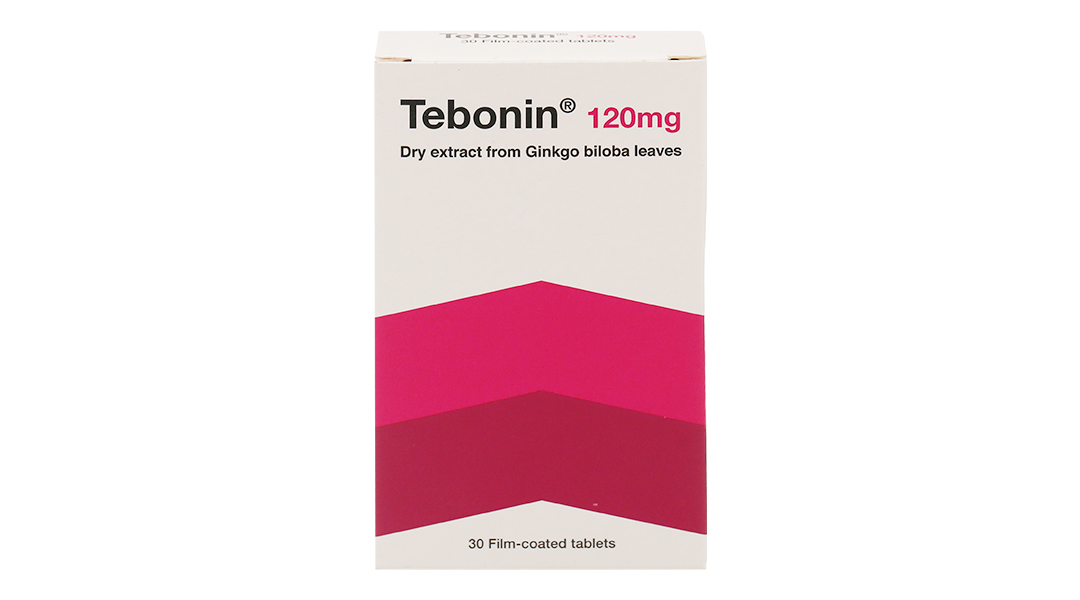 Tebonin 120mg tuần hoàn máu não, cải thiện trí nhớ (2 vỉ x 15 viên ...