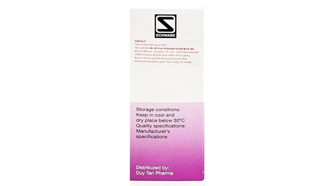 Cebrex S 80mg điều trị rối loạn tuần hoàn não, tuần hoàn ngoại biên (6 ...