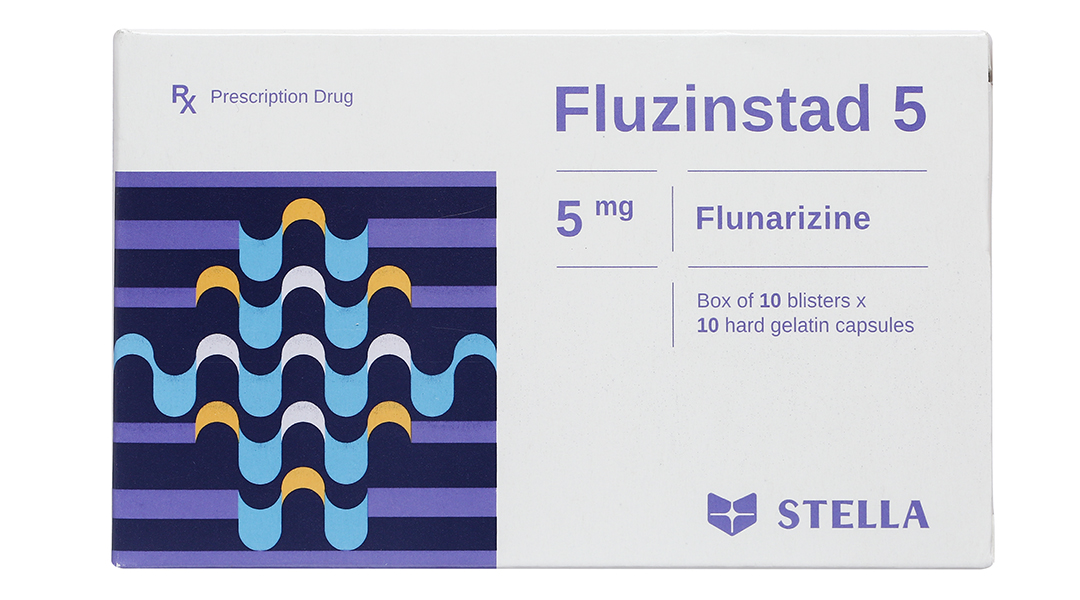 Fluzinstad 5 trị dự phòng cơn đau nửa đầu (10 vỉ x 10 viên) - 08/2024 ...