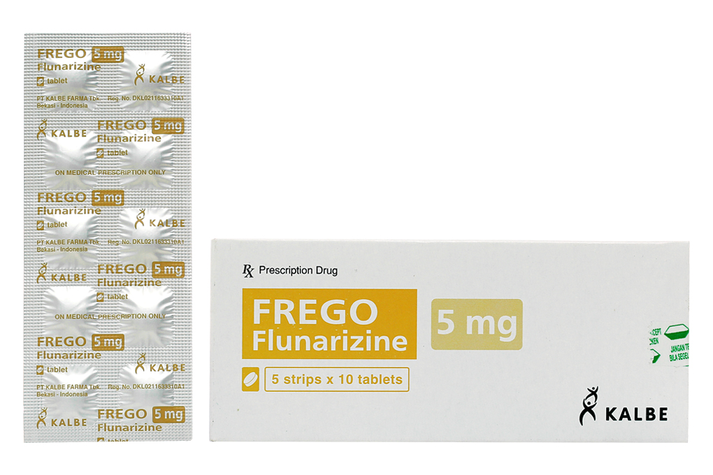 Frego 5mg trị đau nửa đầu (5 vỉ x 10 viên) - 08/2024 | nhathuocankhang.com