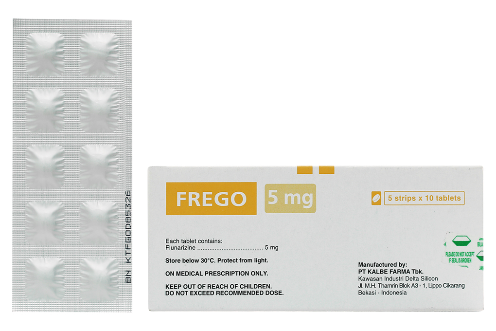 Frego 5mg trị đau nửa đầu (5 vỉ x 10 viên) - 08/2024 | nhathuocankhang.com
