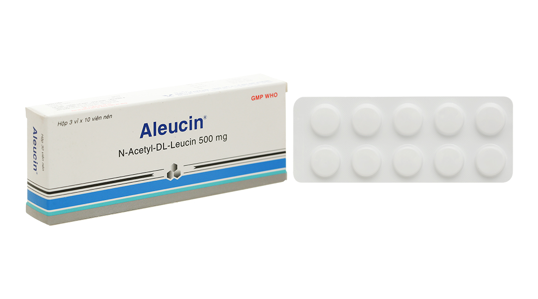 Aleucin 500mg trị chóng mặt (3 vỉ x 10 viên) - 08/2024 ...