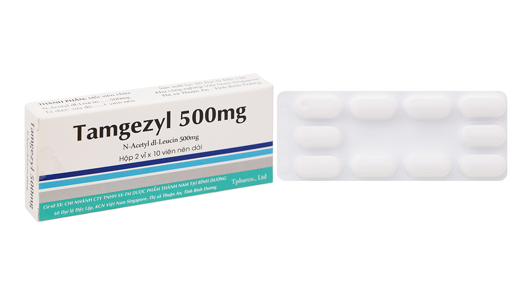 Tamgezyl 500mg trị triệu chứng các cơn chóng mặt (2 vỉ x 10 viên) - 08/ ...