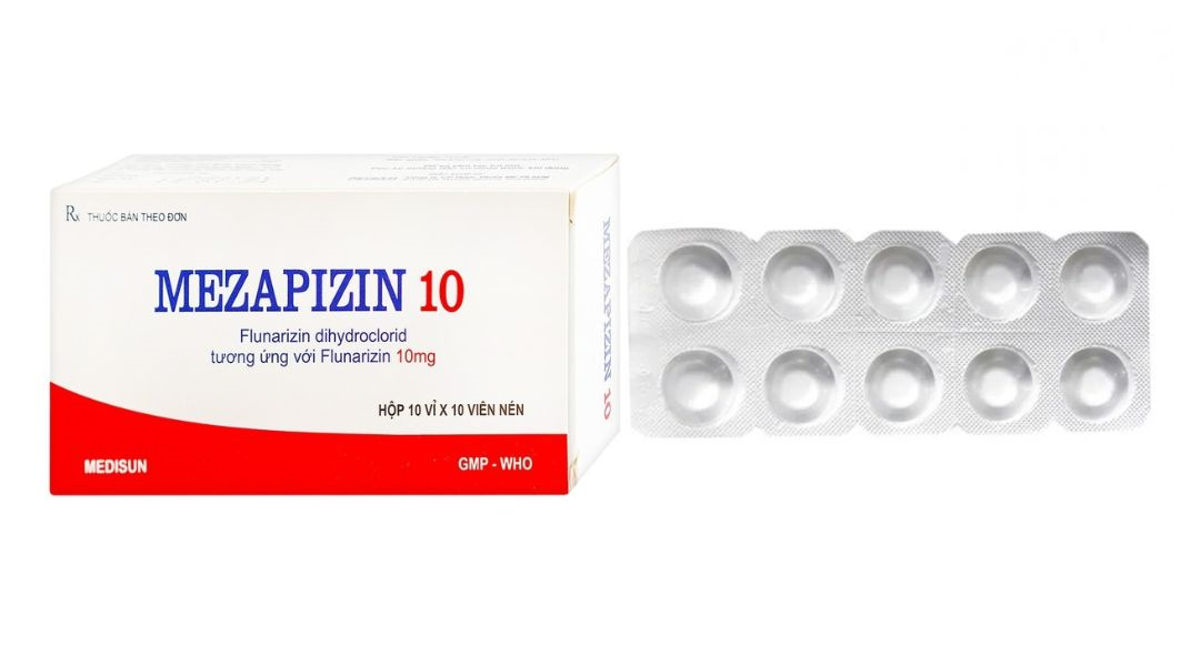 Mezapizin 10 dự phòng đau nửa đầu, trị triệu chứng rối loạn tiền đình ...