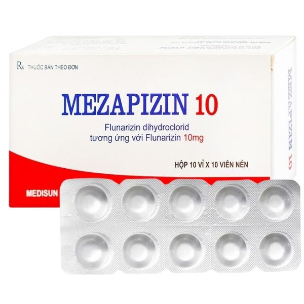 Mezapizin 10 dự phòng đau nửa đầu, trị triệu chứng rối loạn tiền đình ...