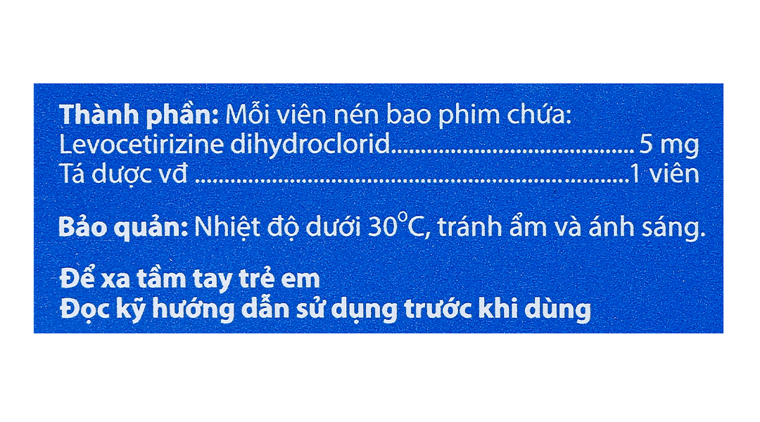 Thuốc Levoagi 5mg hộp 10 viên-Nhà thuốc An Khang