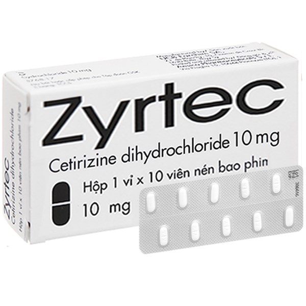 Atirin 10 trị viêm mũi dị ứng, mày đay (3 vỉ x 10 viên) - 02/2023 ...