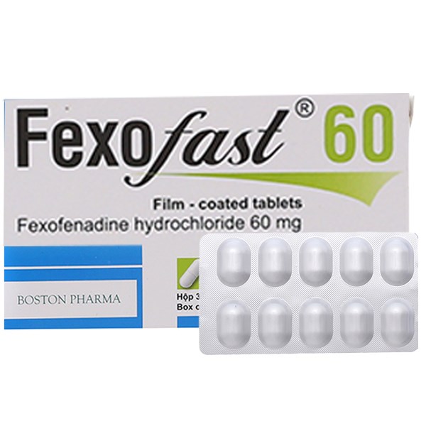 Fexofast 60mg hộp 30 viên trị triệu chứng viêm mũi dị ứng, mày đay - 10 ...