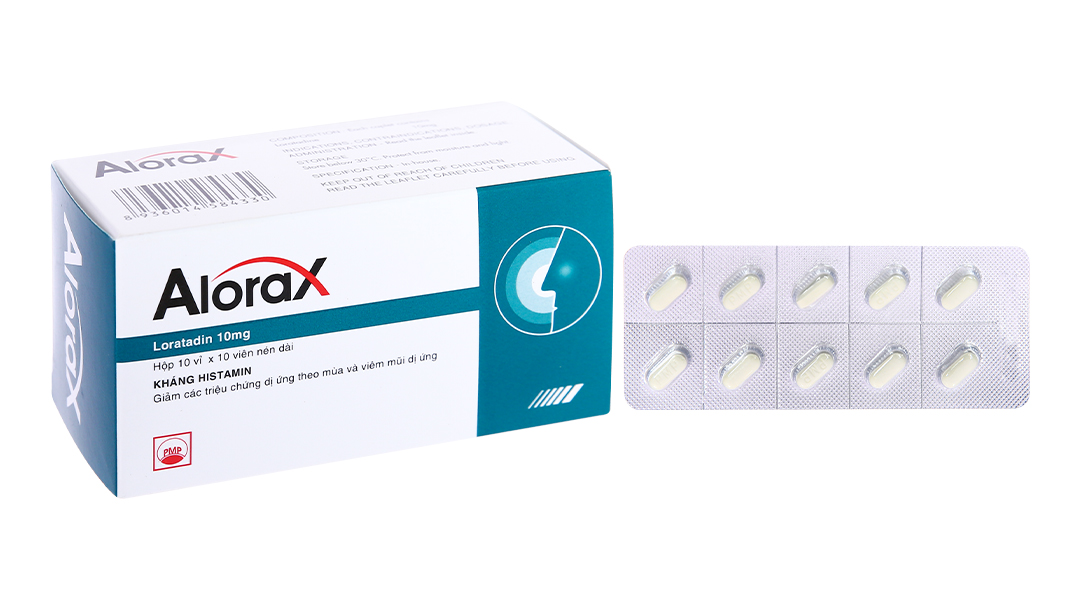 Thuốc Alorax 10mg hộp 100 viên-Nhà thuốc An Khang