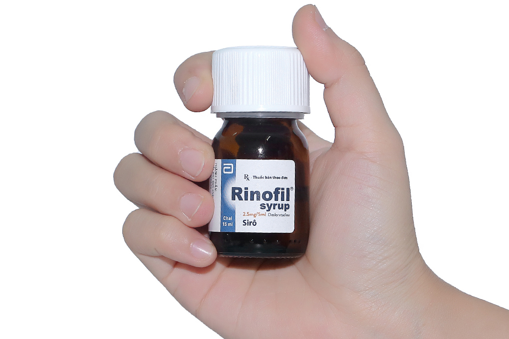 Siro Rinofil 2.5mg/5ml trị viêm mũi dị ứng, mày đay chai 15ml - 08/2024 ...
