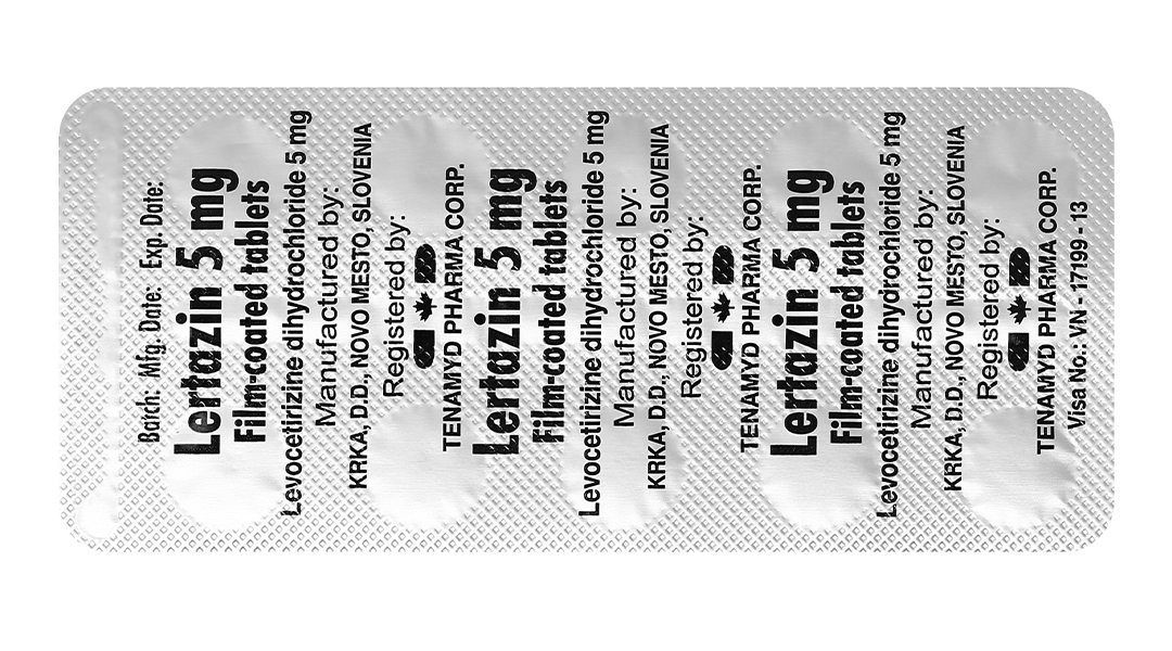 Thuốc Lertazin 5mg hộp 30 viên - Nhà thuốc An Khang