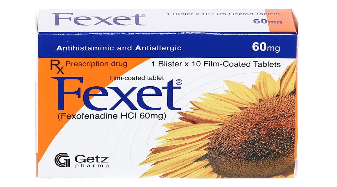 Thuốc Fexet 60mg hộp 10 viên-Nhà thuốc An Khang