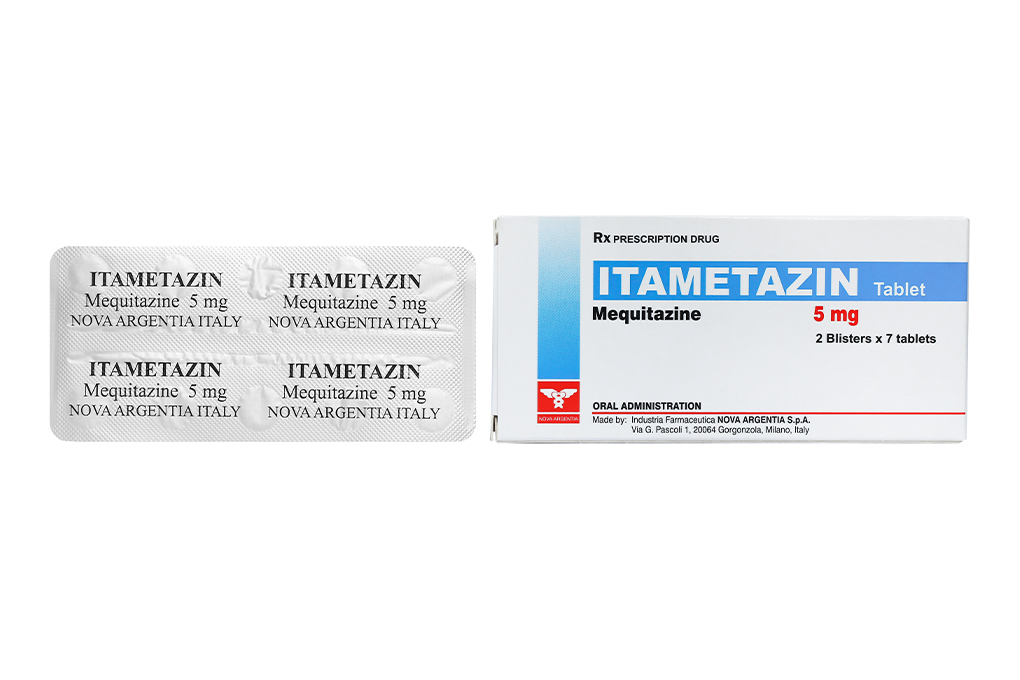Itametazin Tablet 5mg trị viêm mũi dị ứng, mày đay