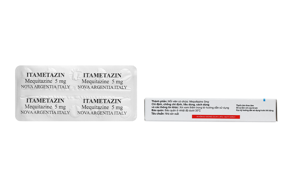 Itametazin Tablet 5mg trị viêm mũi dị ứng, mày đay