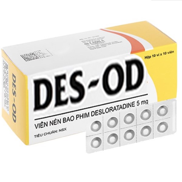 Thuốc Desloratadine Genepharm 5mg hộp 30 viên - Nhà thuốc An Khang