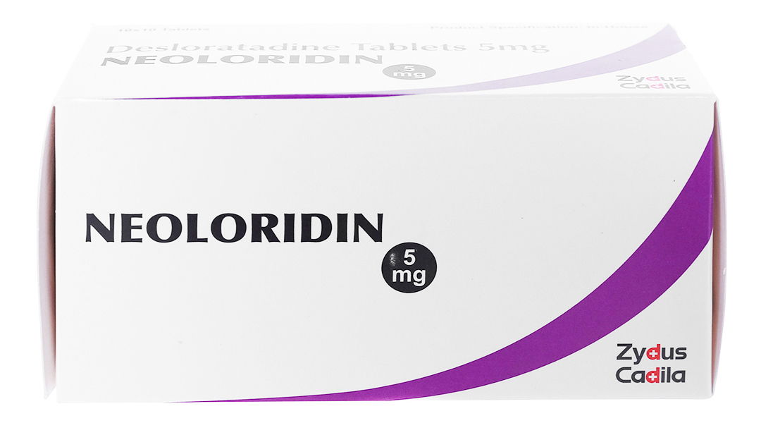 Neoloridin 5mg trị viêm mũi dị ứng, mày đay (10 vỉ x 10 viên) - 08/2024 ...