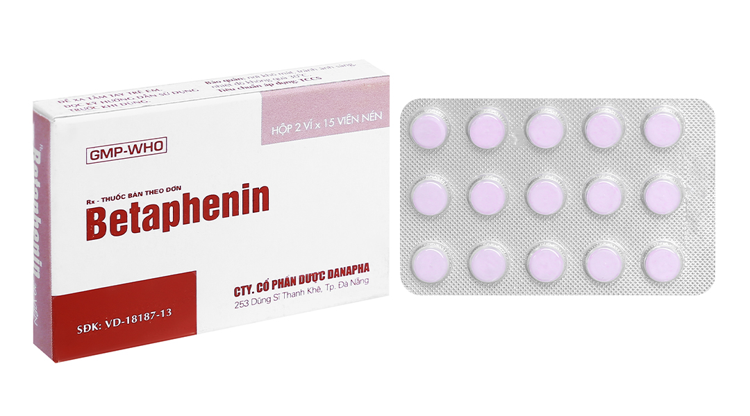 Betaphenin trị dị ứng (2 vỉ x 15 viên) - 07/2024 | nhathuocankhang.com