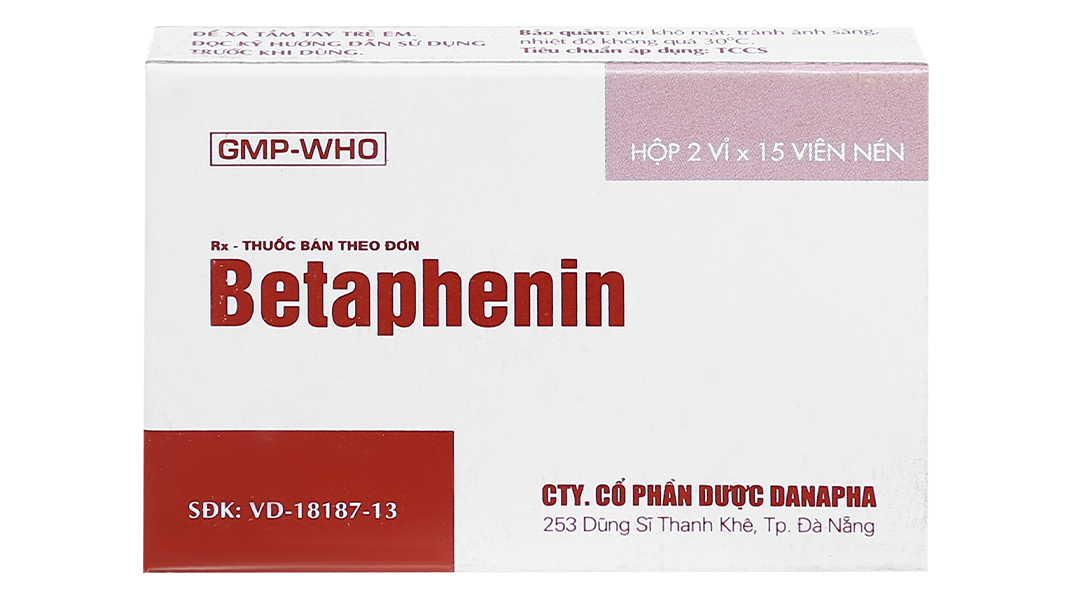Betaphenin trị dị ứng (2 vỉ x 15 viên) - 07/2024 | nhathuocankhang.com