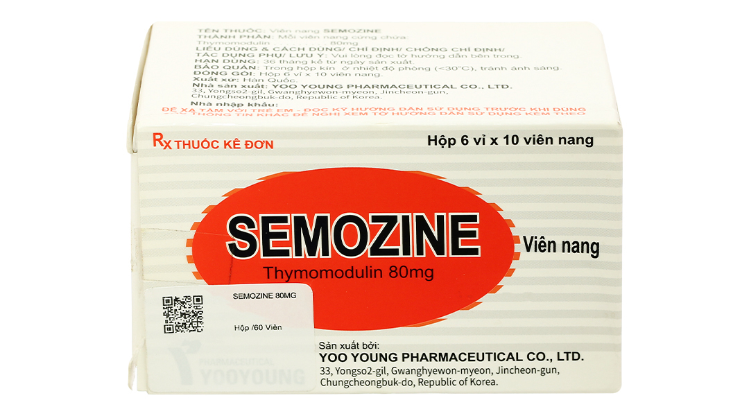 Semozine 80mg giúp tăng cường hệ miễn dịch - Nhà thuốc An Khang
