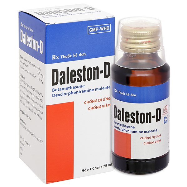 Thuốc Daleston-D 75ml chống dị ứng, trị viêm phế quản - 02/2025 ...
