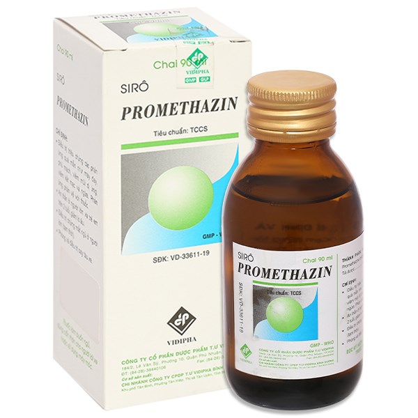 Thuốc Promethazin trị triệu chứng viêm mũi dị ứng, mề đay - 02/2025 ...
