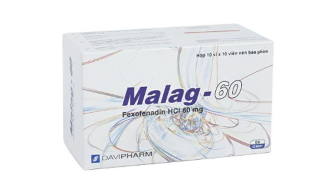 Malag-60 điều trị triệu chứng viêm mũi dị ứng theo mùa, mày đay (10 vỉ ...