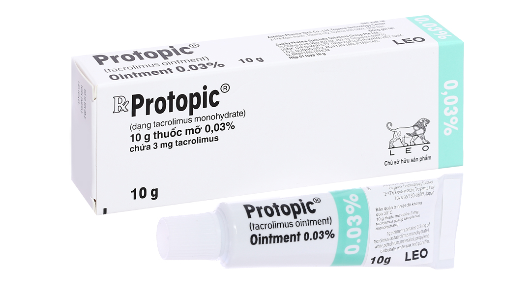Thuốc mỡ bôi da Protopic 0.03% trị chàm thể tạng tuýp 10g - 07/2024 ...