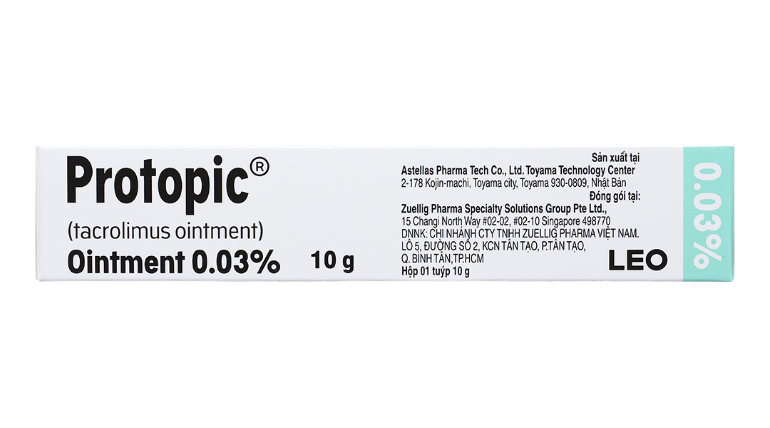 Thuốc mỡ bôi da Protopic 0.03% trị chàm thể tạng tuýp 10g - 07/2024 ...