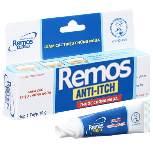 Gel trị ngứa, côn trùng cắn Remos IB tuýp 10g-Nhà thuốc An Khang