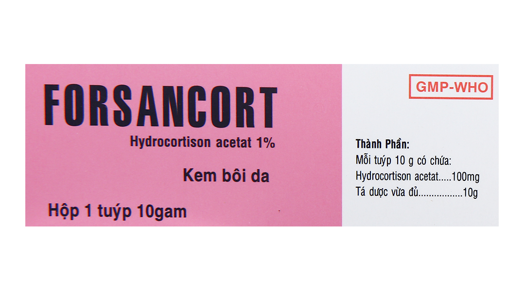 Kem bôi trị viêm da Forsancort tuýp 10g-Nhà thuốc An Khang